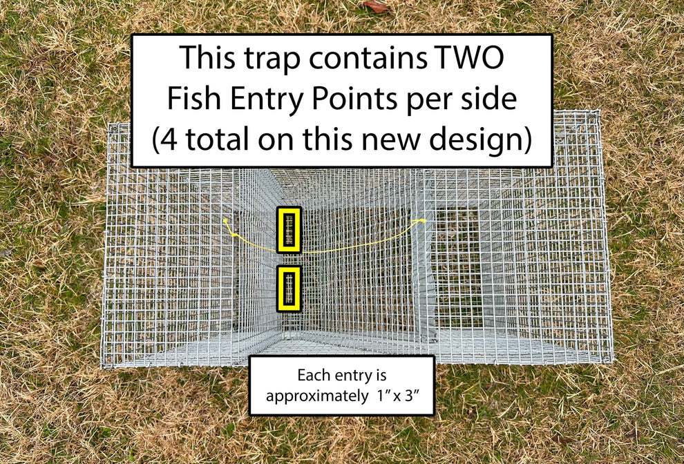 Z-Bait Fish Trap - PREMIUM QUAILITY (Pinfish Trap, Perch Trap, Bream T ...