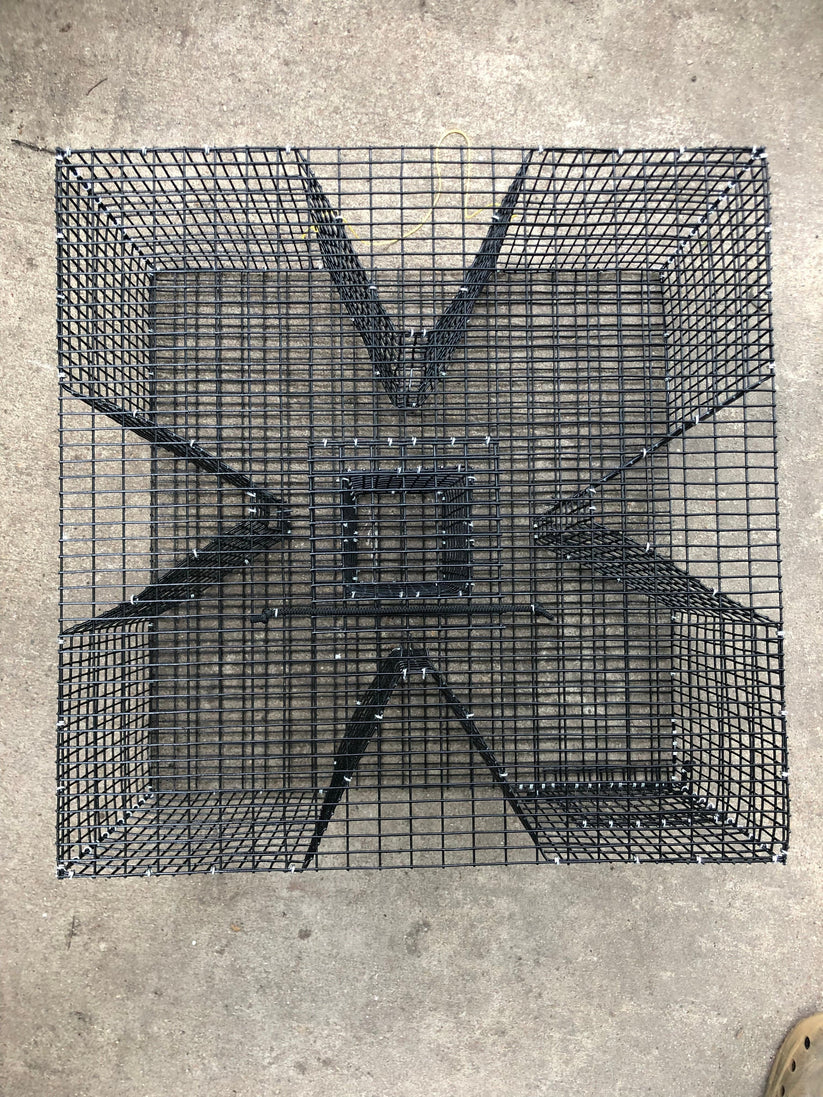 PINFISH TRAP - PVC Cloverleaf Style – Reel Texas Outdoors
