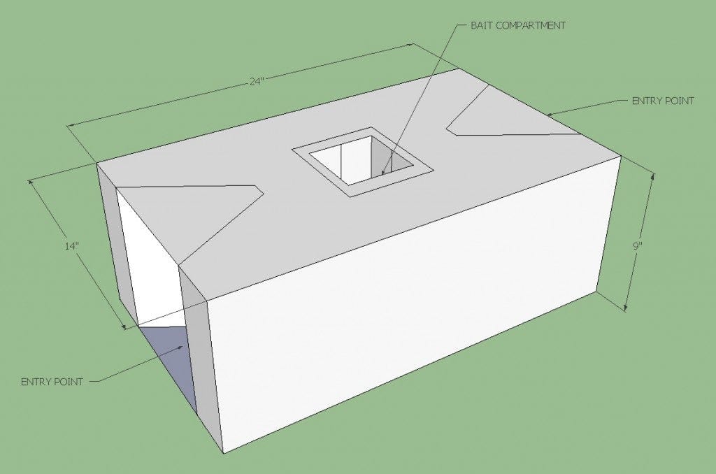 Rectangle Bait Fish Trap: Bream Trap – Perch Trap – Eel Trap – Reel ...
